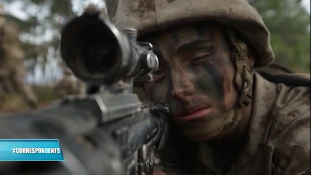 Female Marine First