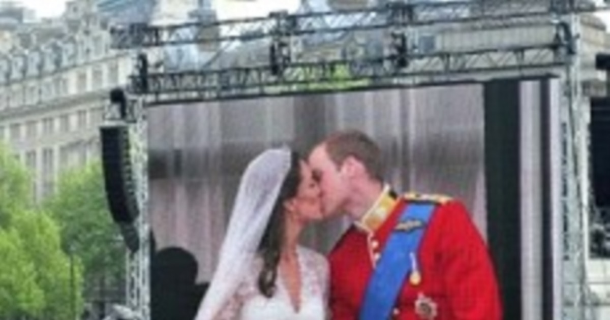 Excited Crowds Fill London Streets for Royal Wedding