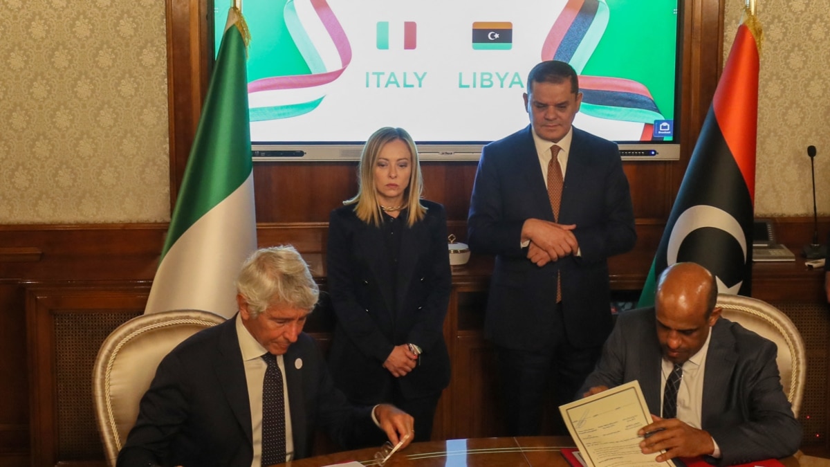 Italian prime minister signs cooperation agreements with Libya